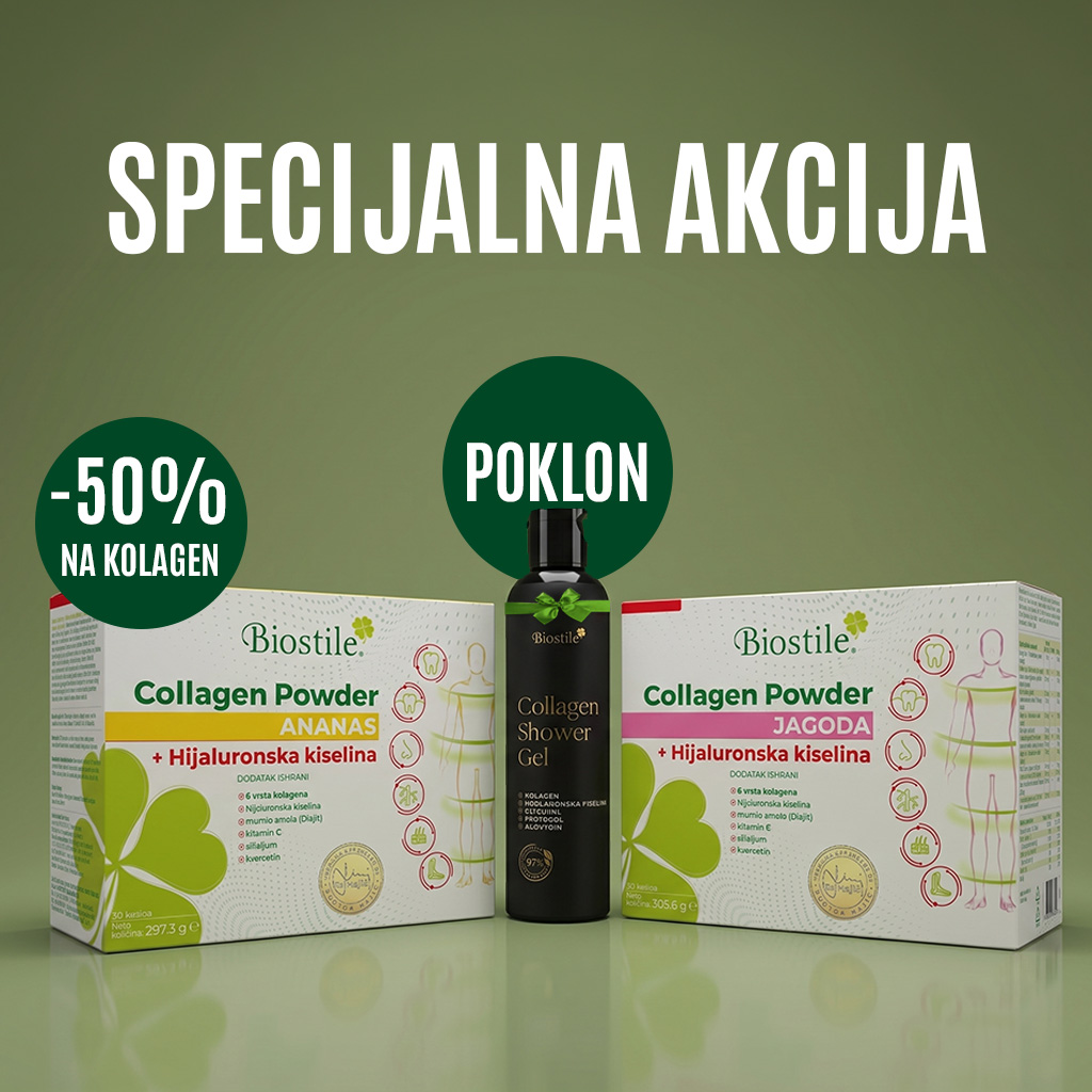 2 X COLLAGEN POWDER (-50%) + POKLON COLLAGEN SHOWER GEL | Biostile